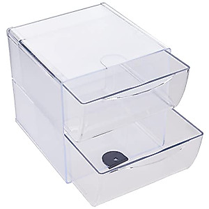 Deflecto Stackable Cube Organizer