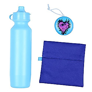 Disney Descendants Wickedly Cool 16" Backpack Lunch Tote Water Bottle Squishy Snack Tote 5 Pc Set