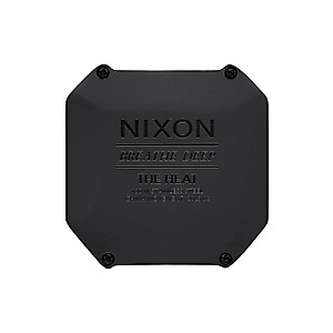 NIXON Heat A1320 - Digital Watch for Men and Women - 100M Water Resistant Exercise Workout - Custom 38 mm LCD Display, 20mm PU Band