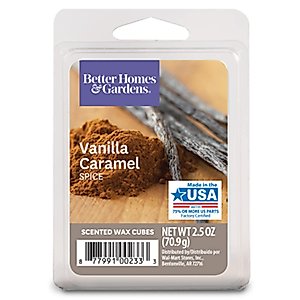 Vanilla Caramel Spice Scented Wax Cubes