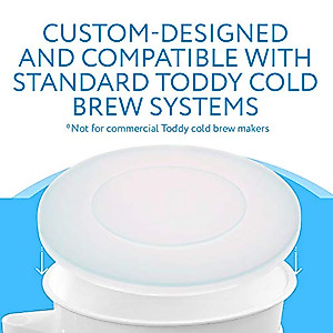 IMPRESA Compatible with Cold Brew System Lid/Brewer Cover/Top Toddy® 100% Silicone BPA Free