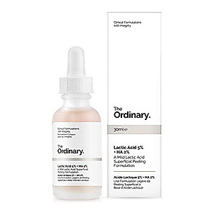 The Ordinary Lactic Acid 5% + Ha 2% 30ml - A Mild Lactic Acid Superficial Peeling Formulation