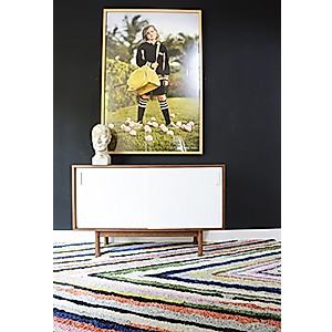 NOVOGRATZ BY MOMENI Bungalow Collection Notch Area Rug, 7'6" x 9'6", Multicolor"