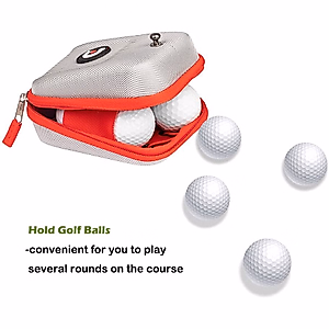 ACHIX Golf Rangefinder Hard Shell Case Compatible with Bushnell/Callaway, Universal Range Finder Carry Bag with Carabiner Belt Clip