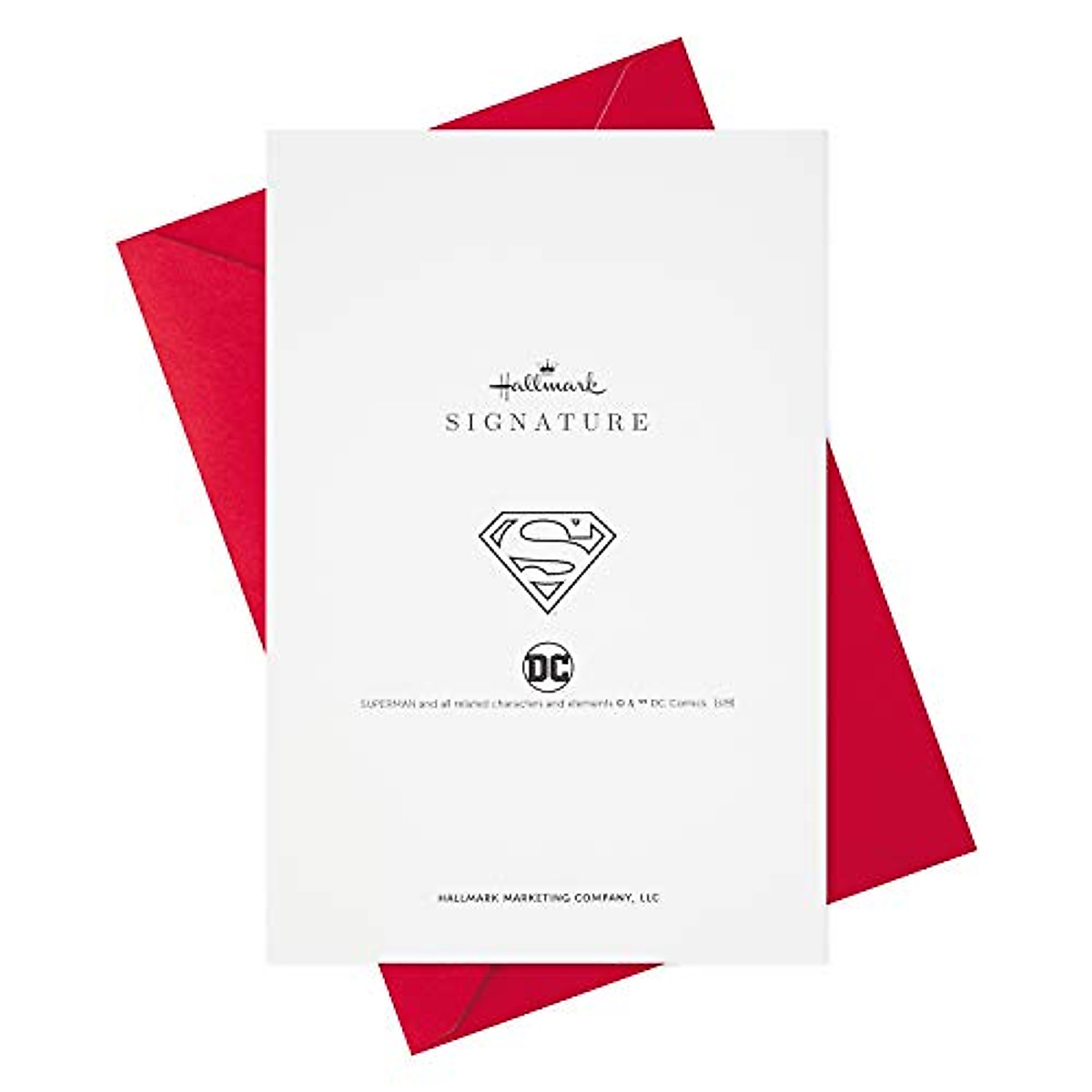Hallmark Signature Birthday Card for Him (Superman Silhouette)