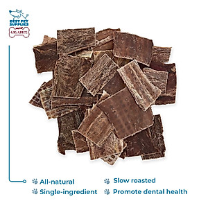 GigaBite Assorted Beef Gullet Jerky (1-Pound) - All Natural, Free Range Beef Esophagus Taffy Dog Treat by Best Pet Supplies