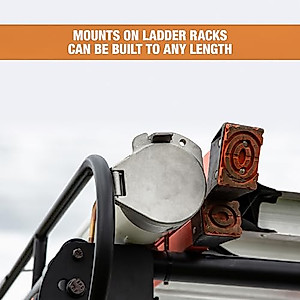 Buyers Products CC400 PVC Conduit Carrier Kit, 4 Inch Diameter, Mounting Hardware Included, Spring-Loaded Latch, Weather-Resistant Door Gasket