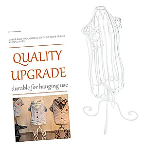 BCOATH 1pc Clothing Display Stand Figurine Display Shelf Wall Hangers for Clothes Manikins for Clothing Doll Dress Mannequin Pet Clothes Hanging Rack Pet Apparel Rack Dog Clothing Hanger