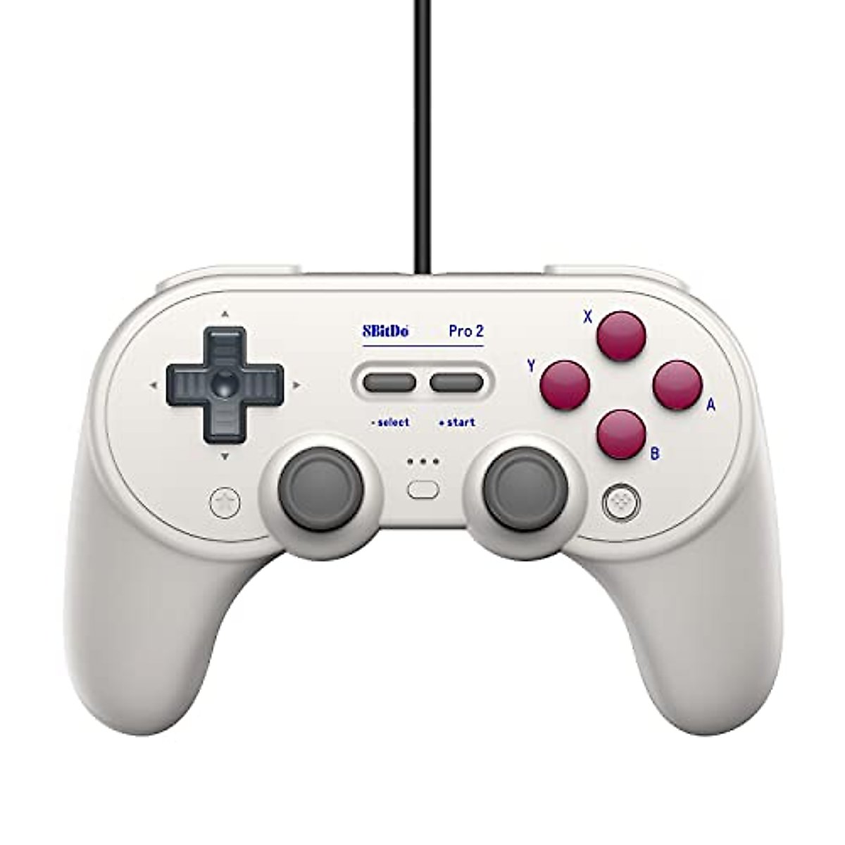 8BitDo Pro 2 Wired Controller for Switch, Windows, Steam Deck & Raspberry Pi (G Glassic Edition)