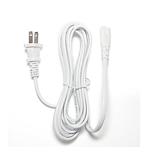 Omnihil (White) 5 Feet AC Power Cord Compatible with Artograph EZ TrAC er Art Projector