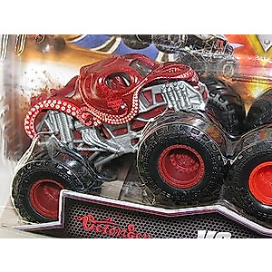 Monster Jam 2023 Official 1:64 Scale Diecast Truck 2-Pack Series 25 Octon8er vs Crushstation