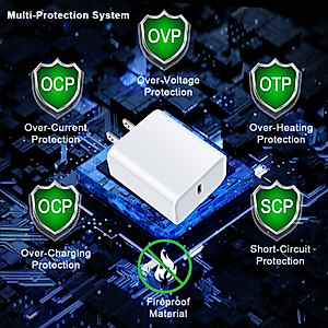 USB C Google Pixel 9 8 Fast Charger Block for Google Pixel 9a 9 Pro XL 8a 8 Pro 7a 7 6a 6 5a 5 4a 4 XL 3a 3,20W Fast Wall Charger Box PD Power Adapter for iPhone 16 15 14 13 12 11,Samsung S25 S24 S23