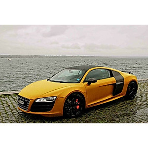 VViViD Matte Metallic Pearl Gold 1 Foot x 5 Feet Vinyl Wrap with Air Release Technology