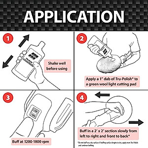 Malco Tru -Polish - All in One Car Polish and Swirl Remover/for Vehicle Paint Correction, Detailing and Buffing / 32 oz. (197332)