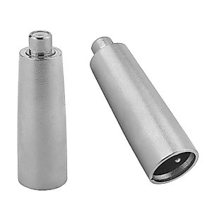 Heyiarbeit Female RCA to XLR Male Adapter, XLR to RCA Converter Gender Changer Audio Coupler Connector - 2 Pack