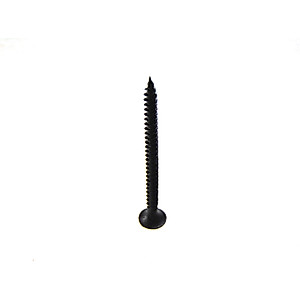 Phosphate Coated Stainless Flat Head Phillips Wood Screw M3.5 Black Finish by Boltstar (1 - 3/4 inch)