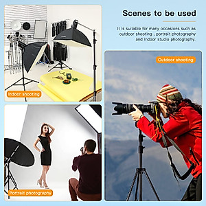 Godox Heavy Duty Aluminum Photography Light Tripod Stand for Studio Photography Lighting, Backgrounds, Monolights, Strobe Flash - 286CM, 112 Inches