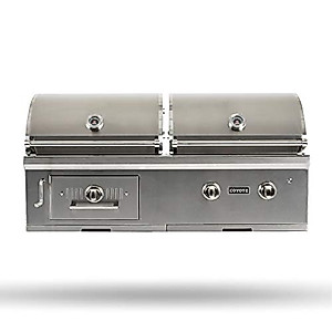 Coyote 50-Inch Built-in Natural Gas/Charcoal Dual Fuel Hybrid Grill - C1HY50NG