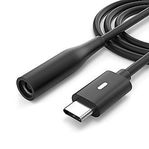 USB C Cable PD 4.5 x 3.0mm Male to DC Female 12V 19V 20V Adapter, USB-C to 4.5x3.0mm 100w 19.5V Adapter Made fit for Dell Inspiron Vostro Laptop Series