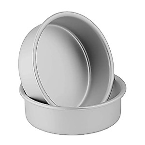 Wilton Small and Tall Aluminum 2 x 6-inch Layer Cake Pan Set, 2- Piece