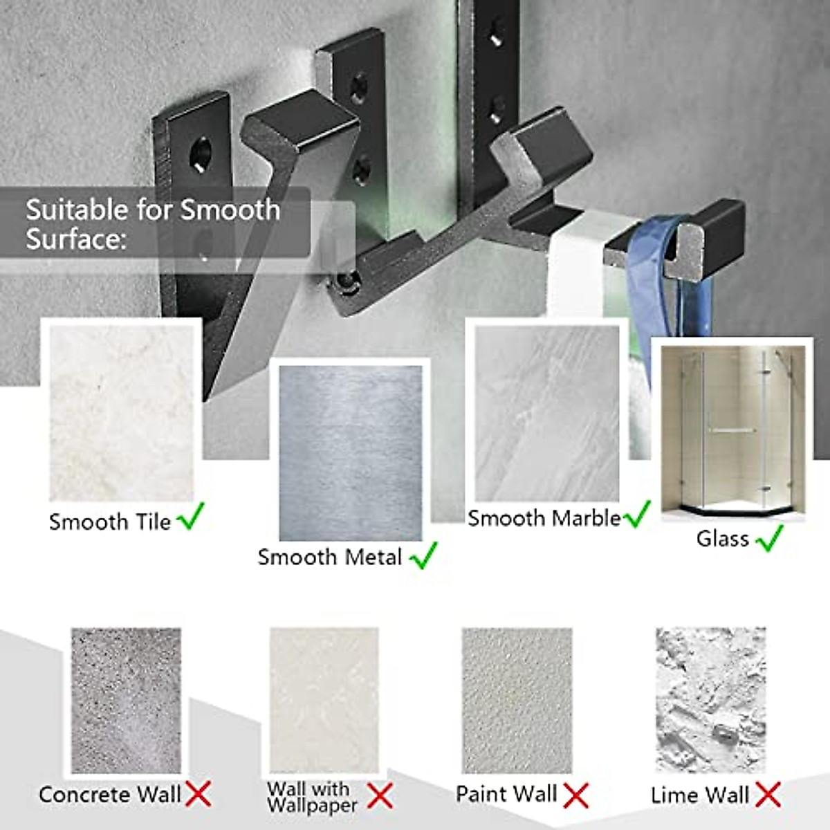 Necygoo Folding Wall Hook 10 PCS Foldable Coat Hooks Adhesive and Wall Mount Hooks for Hat Coat Clothes Towel Bag