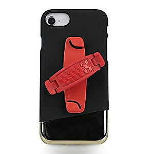 SPIIDERGRIIP Comfortable and Secure Phone Griip - Universal Grip for All Smartphones Red