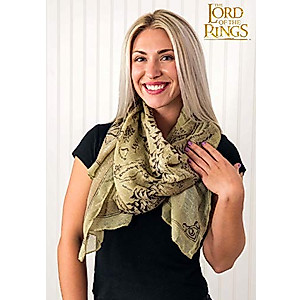 elope Lord of the Rings Middle Earth Map Lightweight Scarf Standard