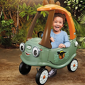 little tikes T-Rex Cozy Coupe by Dinosaur Ride-On Car for Kids, Multicolor Large