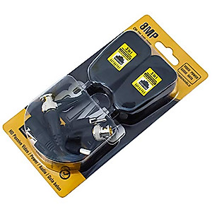 5 Pairs 8MP/4K Passive HD BNC Video Power Audio Balun Transceiver Transmitter Via UTP RJ45 Cable AHD/TVI/CVI/CVBS Cable Connectors for 720P/960P/1080P/3MP/5MP/8MP CCTV Security Cameras