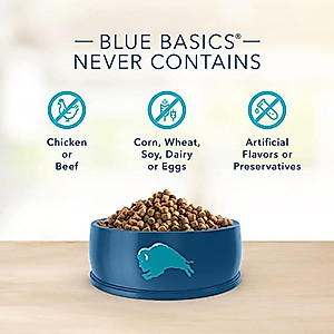 Blue Buffalo Basics Skin & Stomach Care Grain Free, Natural Indoor Mature Dry Cat Food, Turkey & Potato 11-lb