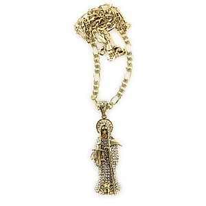 Santa Muerte Pendant/Chain Set