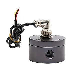 1/4" 3/8" 1/2" Oval Gear Flowmeter Aluminum Alloy 1.75Mpa Oil Flow Sensor Hall Sensor Suitable for Gas Stations DC5~18V(1/4")