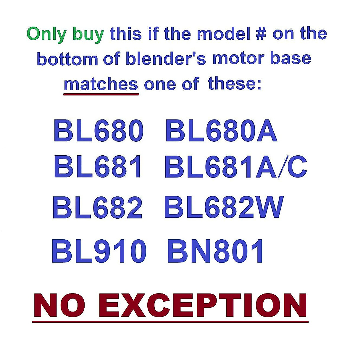 Replacement 64oz (8 Cup) Food Processor Bowl Only for Ninja Ninja BL680 BL680A BL681A BL682 BN801 BN805 BL910 Auto-iQ Duo Blender, Read