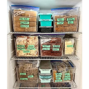 Souper Cubes 1/2-Cup Freezing Tray with lid, Aqua, makes 6 perfect 1/2 cup portions, freeze pesto, salsa, sauce, food