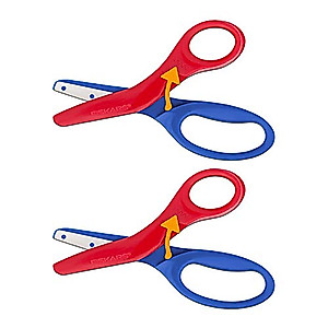 Fiskars 194900-1001 Pre-School Training Scissors, Assorted Colors(2Pack)