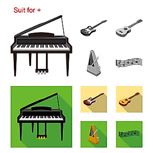 Zhehao 2 Pcs Mini Digital Metronome White, Multifunctional, Portable, Volume Adjustable, Clip On, with Speaker, Tempo, with Battery for Piano, Guitar, Saxophone, Flute, Violin, Drum(White)