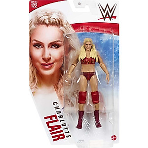 WWE MATTEL Charlotte Action Figure Series 122 Action Figure Posable 6 in Collectible for Ages 6 Years Old and Up