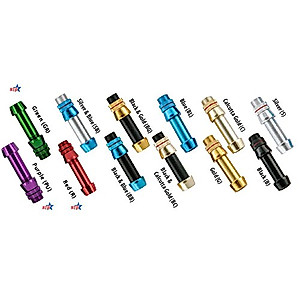 American Tackle Aluminum Reel Seat for Fishing Rod Building (Blue, 24MM)