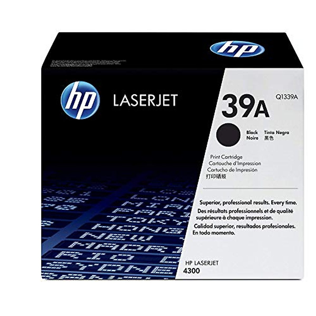 HP Q1339A 39A LaserJet 4300 Toner Cartridge (Black) in Retail Packaging