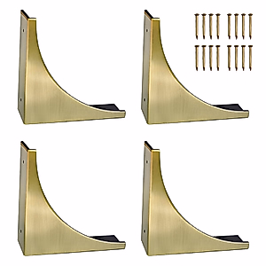 4Pcs Antique Zinc Alloy Box Corner Protector Decorative Furniture Corner Edge Safety Bumpers Cabinets Fireplace Furniture Bumpers (Bronze)