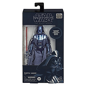 STAR WARS The Black Series Carbonized Collection Darth Vader Toy 6-Inch-Scale The Empire Strikes Back Collectible Action Figure (Amazon Exclusive)