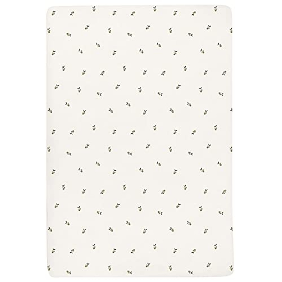 Ely's & Co. Patent Pending Waterproof Pack N Play | Mini Portable Crib Sheet Set - 2 Pack Berry and Cluster Dot (Sage)