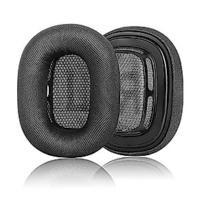 JARMOR Replacement Memory Foam & Mesh Fabric Ear Cushion Pads Cover for Apple AirPods Max Headphone ONLY (Space Gray)