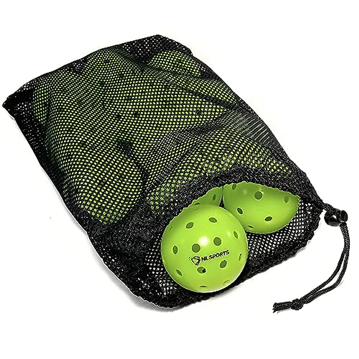 Marc Logan Sports Outdoor Pickleball Balls - Durable & High Performance Pickleball Outdoor Balls | Perfect Pickleball Trainer or Pickleball Gifts for Every Player in-Between | Pickle Ball Sports Balls