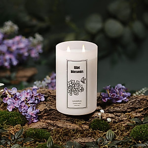 Goodpick Lilac Blossoms Soy Candles, Scented Candle 22 oz, Candles for Home Scented, Large Spring Candle, Gift for Women, Her, Mom, New Home, Graduation, Birthday Gifts, 2 Wicks