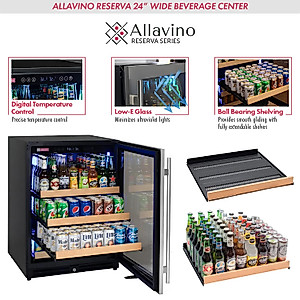 Allavino VSBC24L-SSR Beverage Center, Stainless Steel