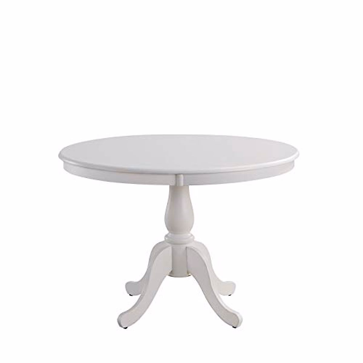 Carolina Classic Fairview 42" Round Pedestal Dining Table in White