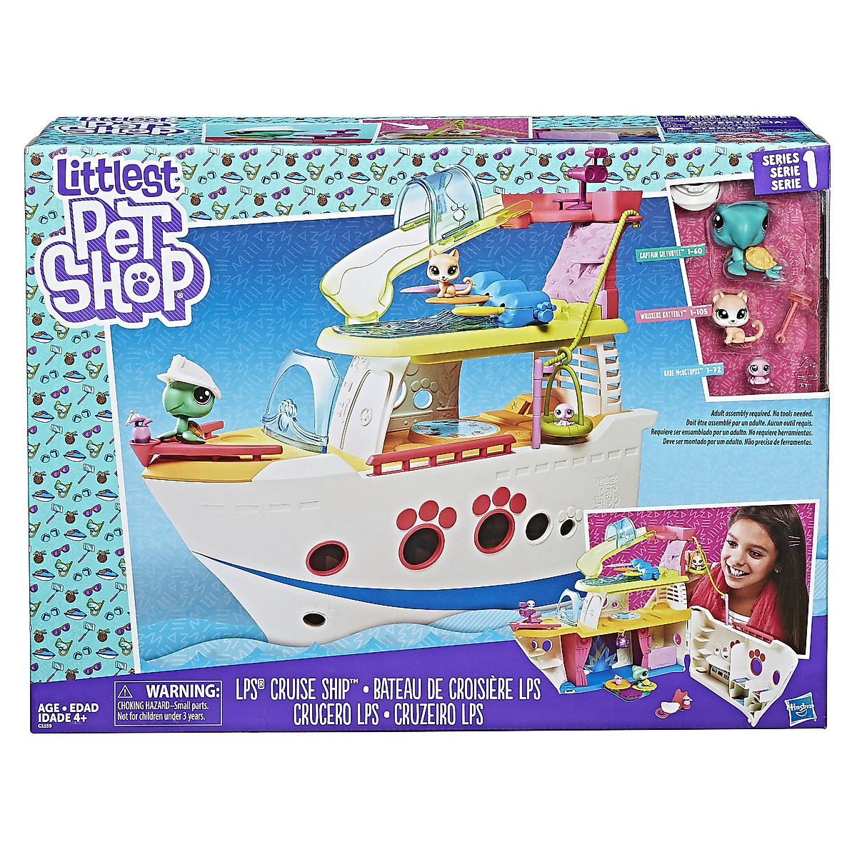 Littlest Pet Shop Cruise Ship Set