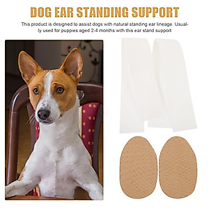 Ipetboom Dog Ear Posting Kit, Dog Ear Stand Sticker Up Support Tool Dog Ear Fixed Correction Vertical Holder for Corgi Small Doberman 1 Pair