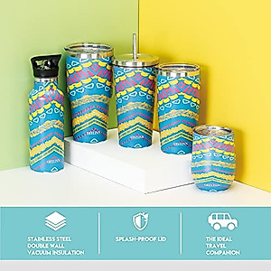 OEELINN 17oz Water Bottle -Leak Proof Vacuum Insulated Stainless Steel Double Walled Thermo Mug for Hiking Biking Sport